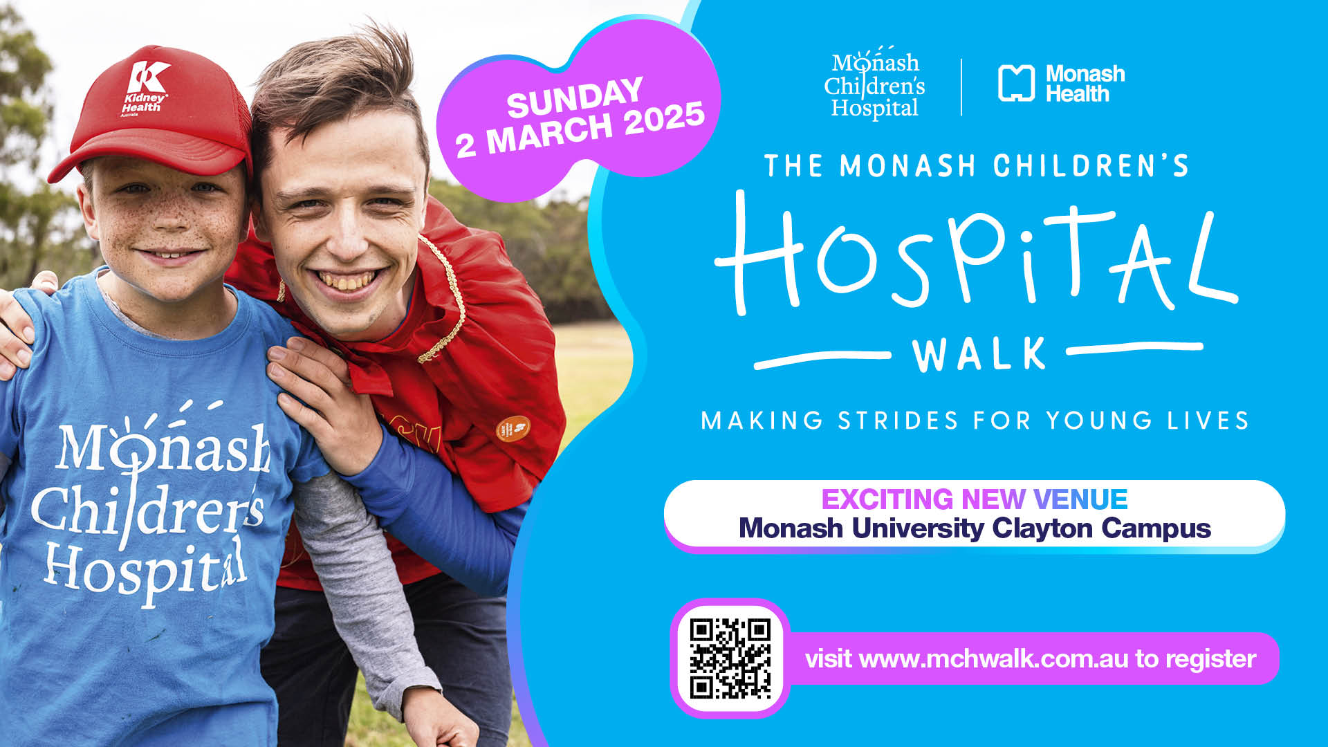 Register today for the 2025 Monash Children’s Hospital Walk - Monash ...